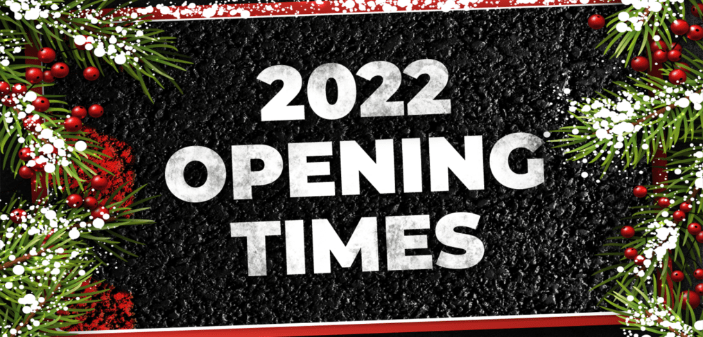 Festive Opening Times 2022 | formulafast.co.uk